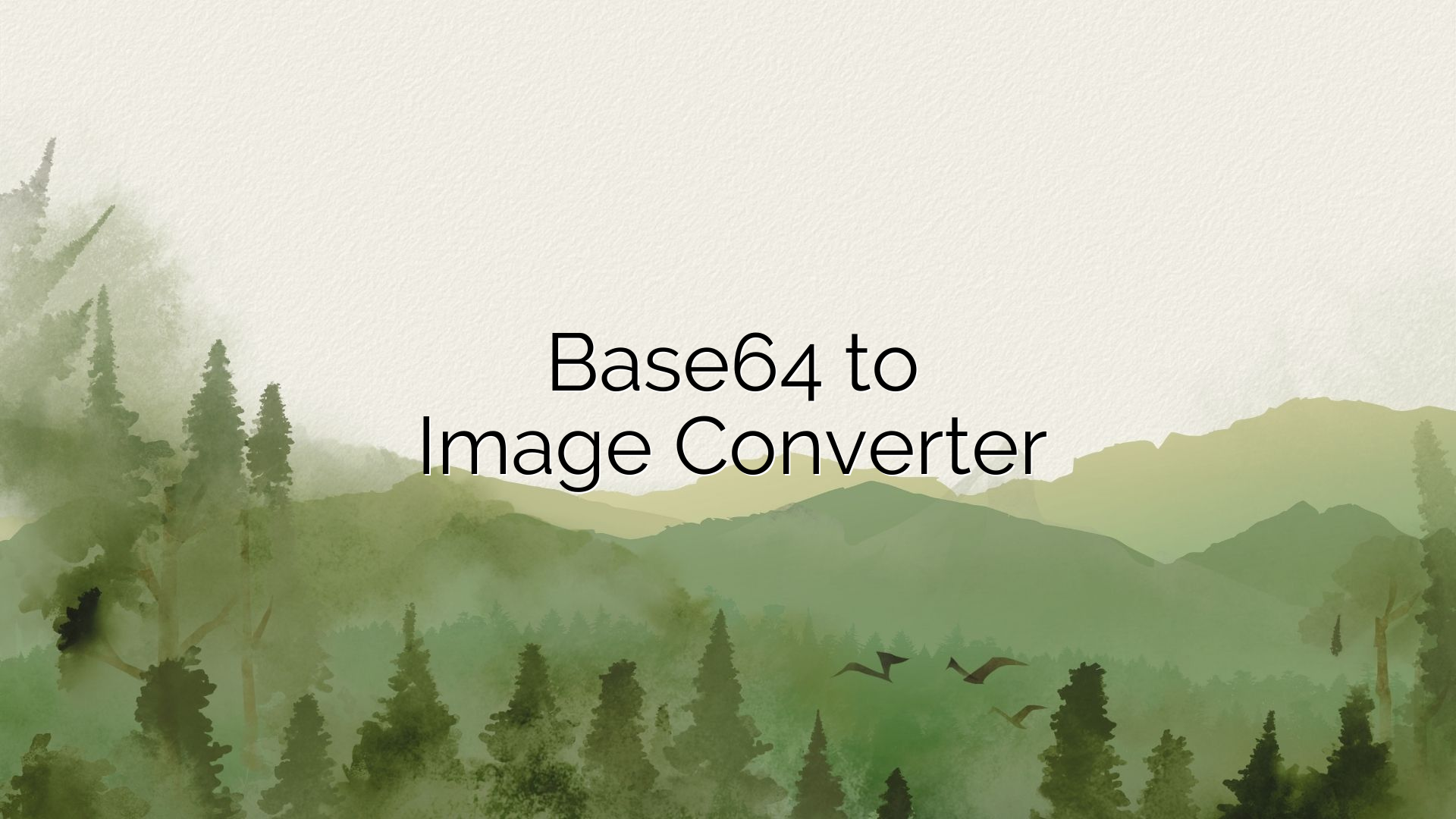 Free Base64 to Image Converter Online | W3 Toolkit